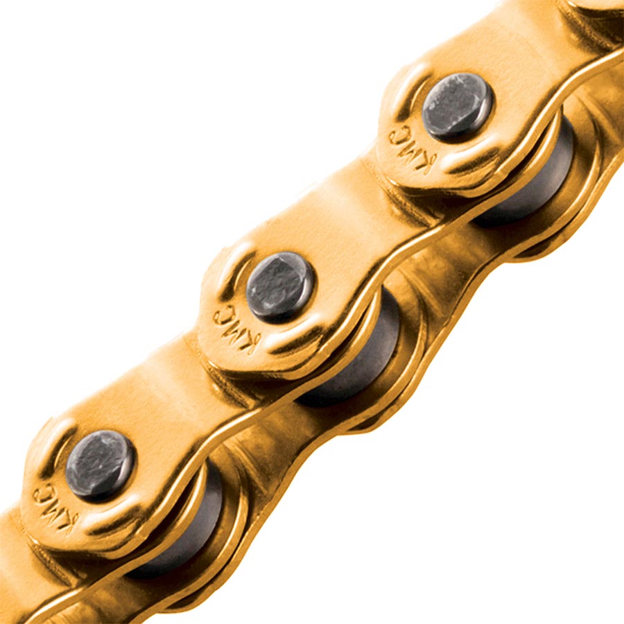 KMC HL810 Chain 1sp. 100 links Gold – Dynamite Bike Lab