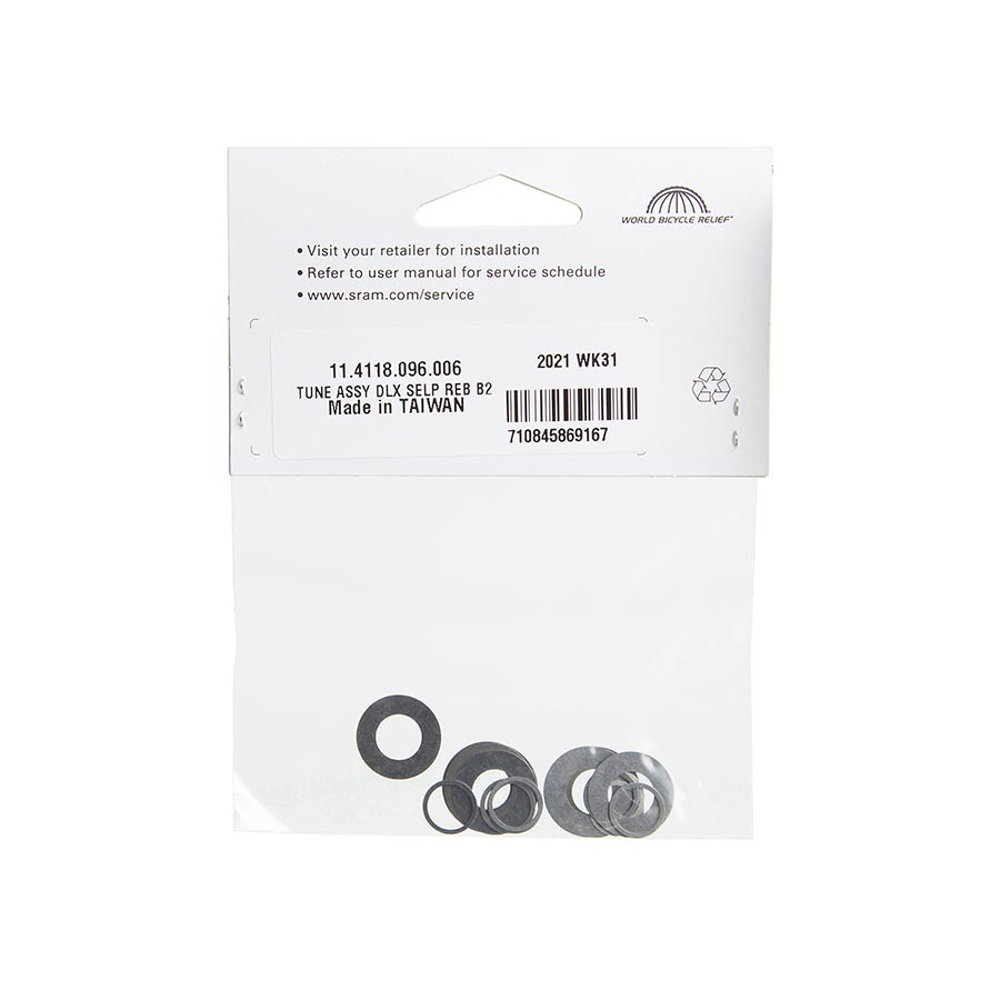 RockShox Rear Shock Tune Assembly - Rebound Tune Configurations Deluxe – Dynamite Bike Lab