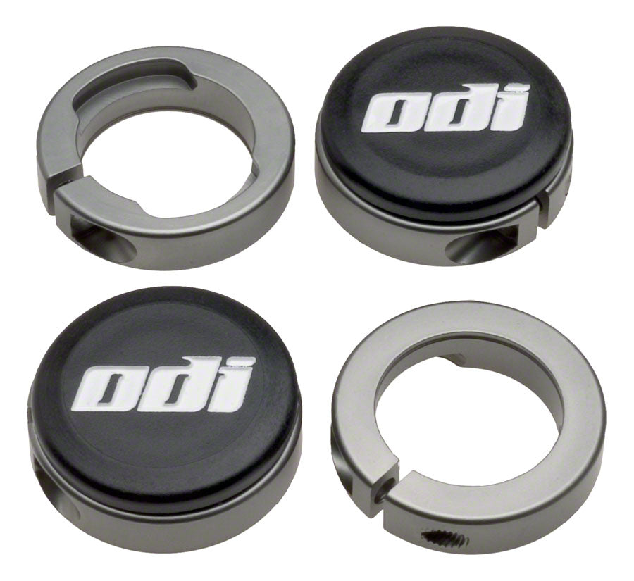 ODI Lock Jaw clamps w/ Snap caps Gray set/4 – Dynamite Bike Lab