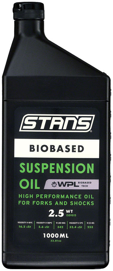 Stans Biobased Suspension Oil - 2.5WT 1L – Dynamite Bike Lab