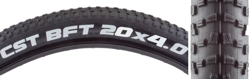 CST BFT Plus Tire - 20 x 4.0 Clincher Wire Black – Dynamite Bike Lab