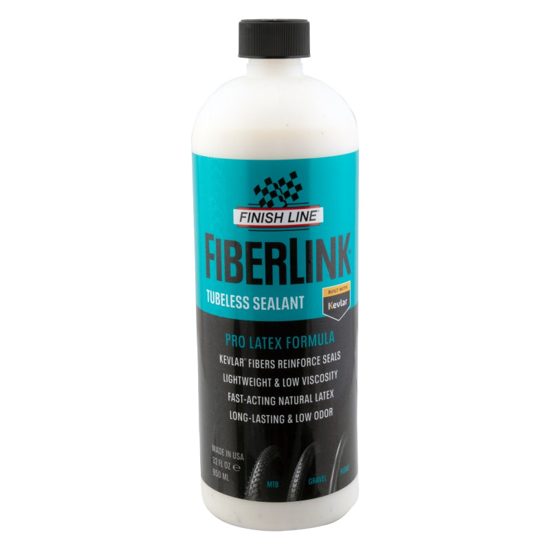 Finish Line FiberLink Tubeless Tire Sealant - 32oz Pour – Dynamite Bike Lab