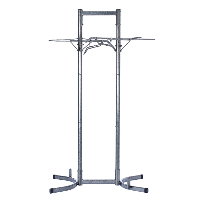 Delta Heavy Duty Two Bike Upright Stand Up to 3.5` Tires 150lbs Grey H ...