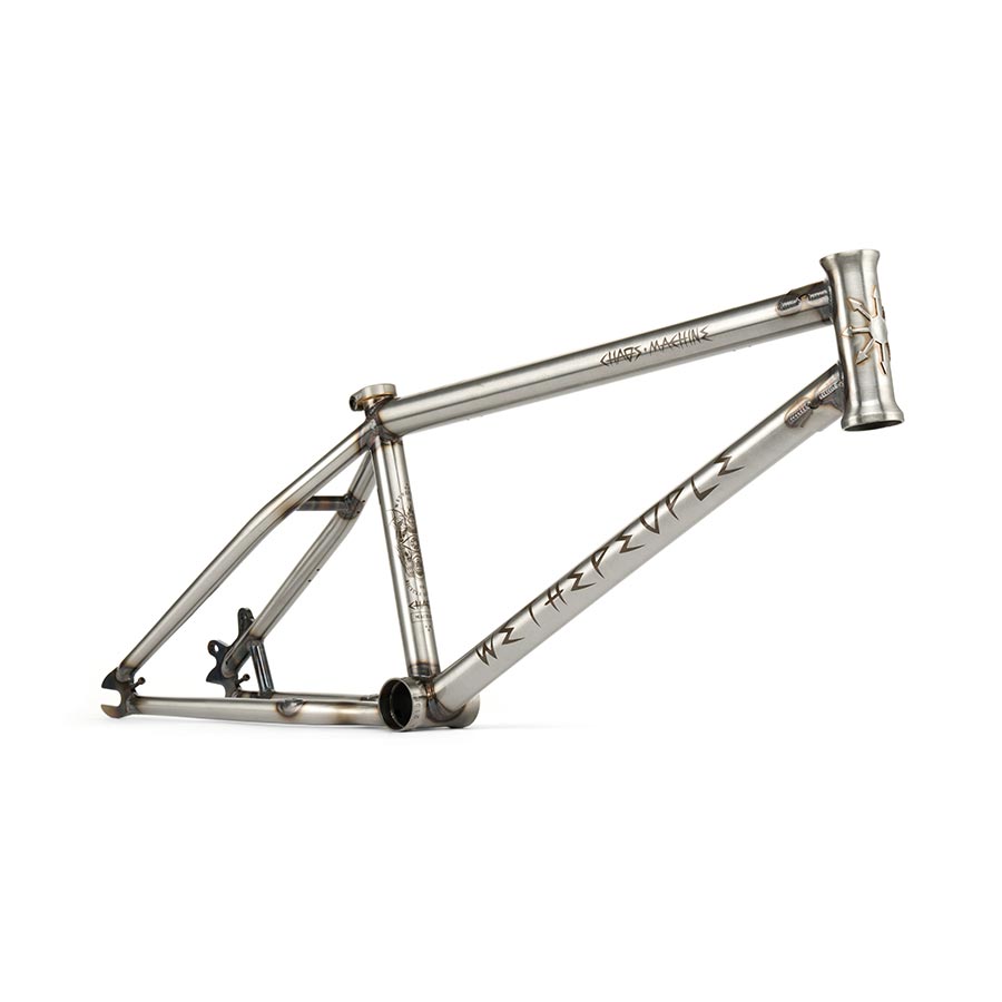 We The People Chaos Machine BMX Frame Glossy Raw 21 – Dynamite Bike Lab