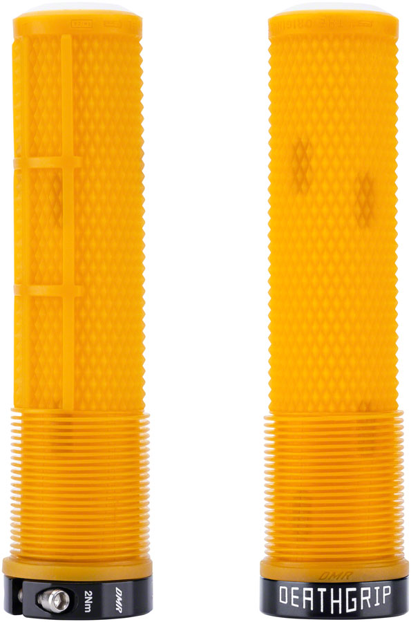 DMR DeathGrip 2 Flangeless Grips - Thick Lock-On Gum – Dynamite Bike Lab