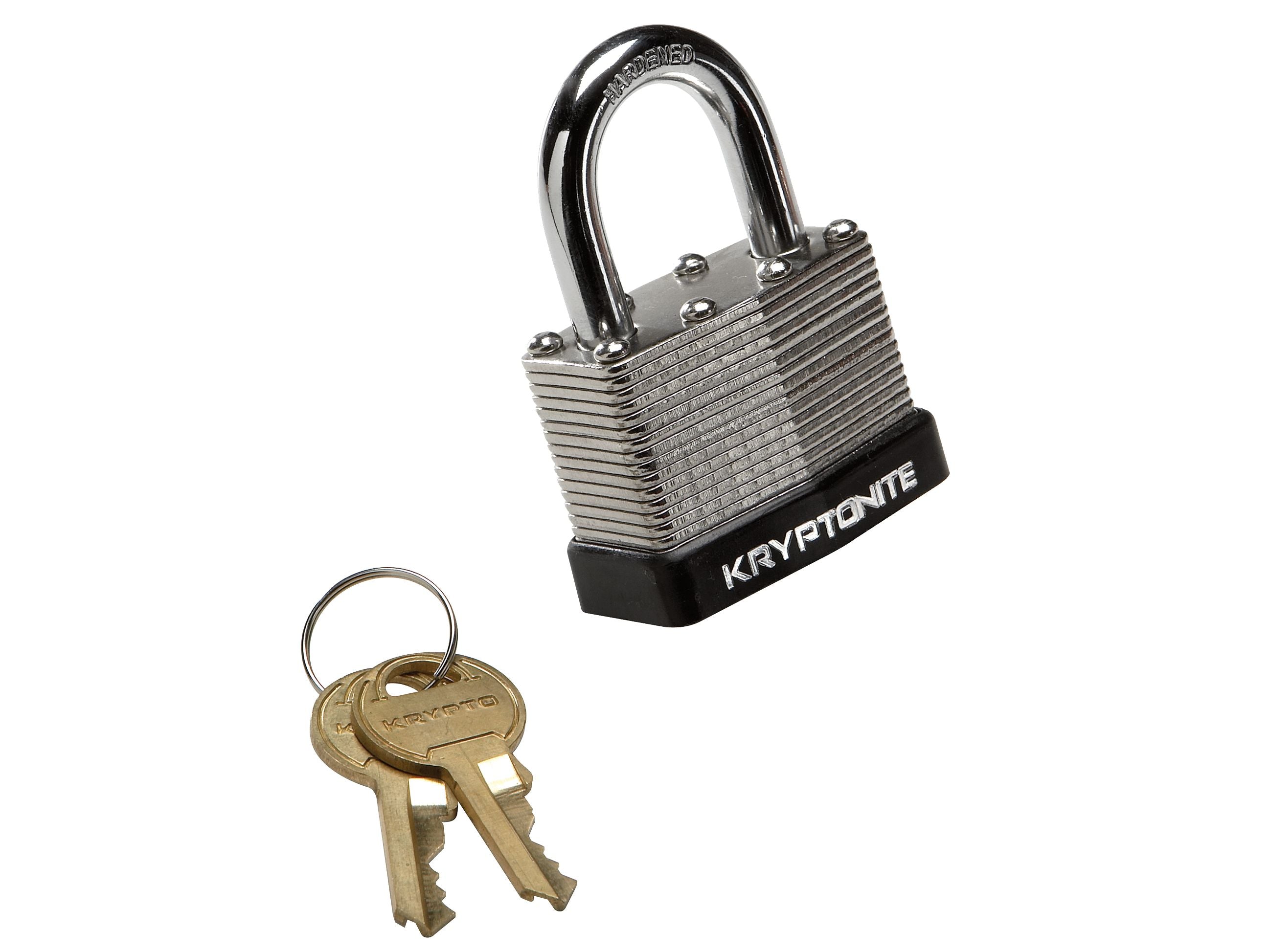 Kryptonite Laminated Steel Padlock with Flat Key – Dynamite Bike Lab