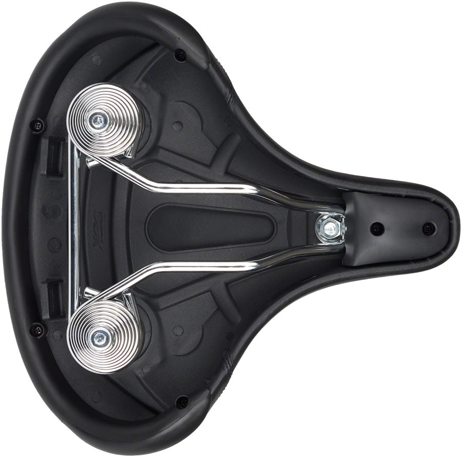 MSW Cruiser Saddle - Springs Steel Black – Dynamite Bike Lab